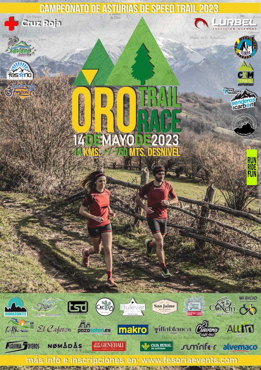 Ya tenemos cartel oficial para Oro Trail Race 2023 – Fesoria Events